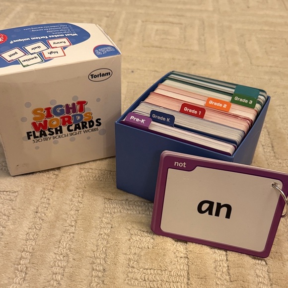torlam | Toys | Sight Words Flash Cards Set | Poshmark